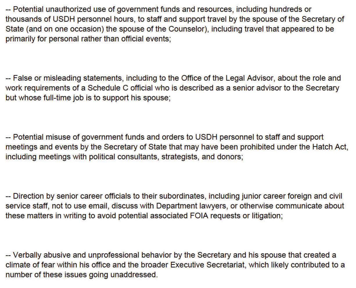 Unredacted Pompeo whistleblower complaint reveals new allegations ...