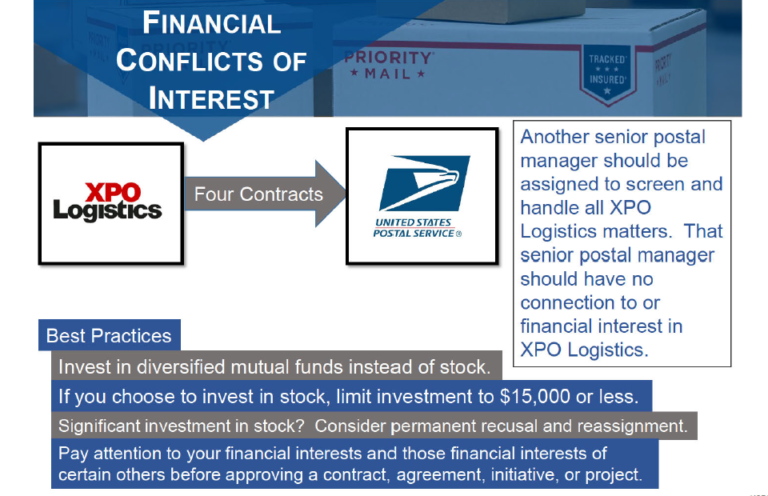 USPS mismanaged DeJoy’s conflicts of interest and tried to cover it up ...