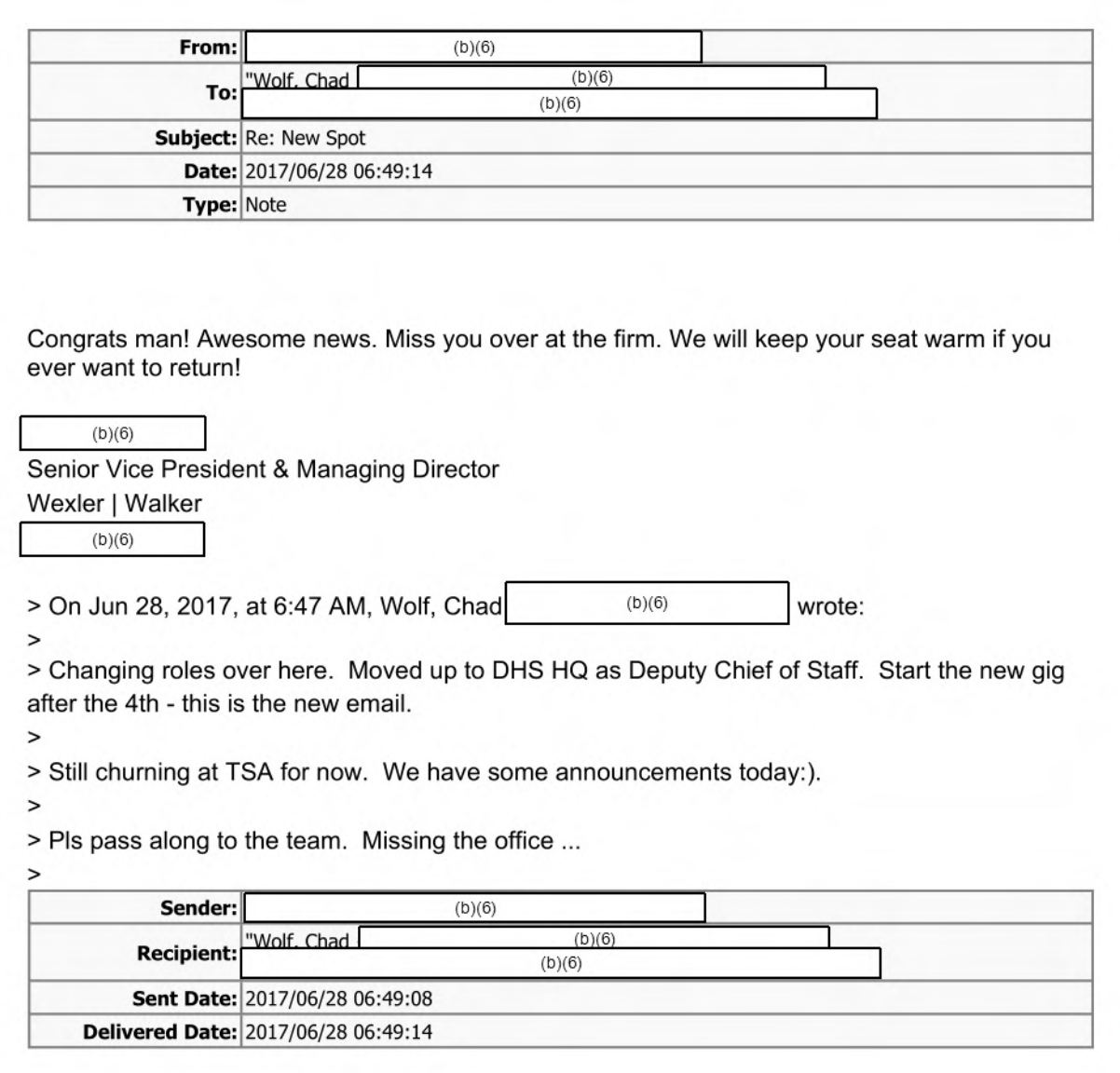 Chad Wolf ran Trump's DHS. His lobbying firm kept his seat warm. - CREW ...