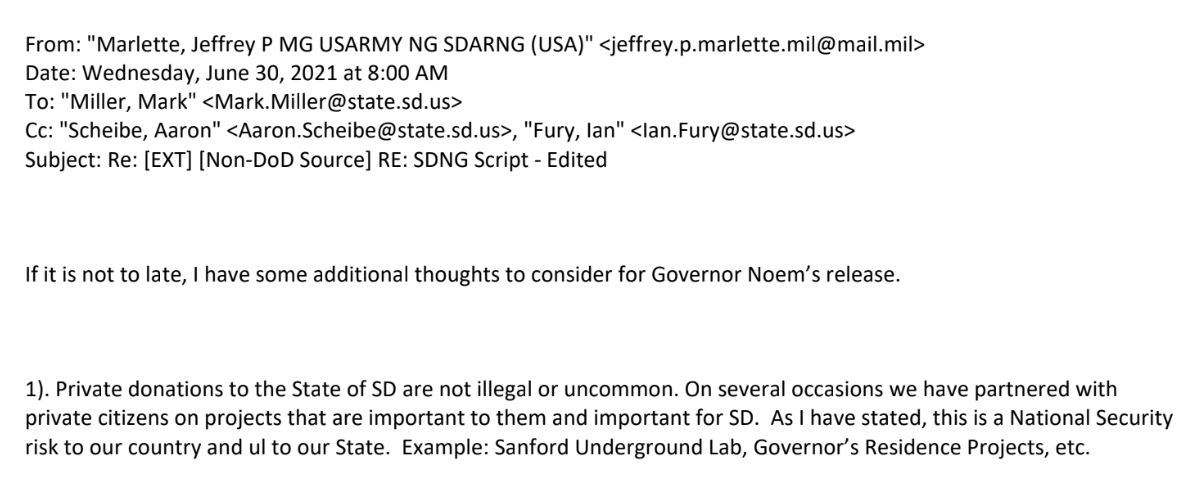 How Kristi Noem's team prepared to defend a $1 million donation to send ...