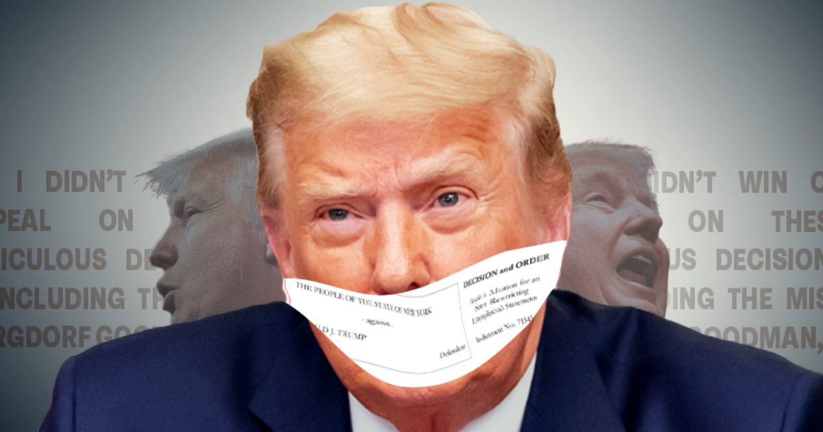 Trump Should Face Fines Or Jail Time For Repeatedly Violating His Ny