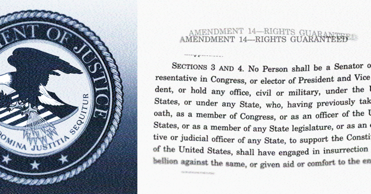 CREW sues DOJ for OLC records on Section 3 of the 14th Amendment - CREW ...