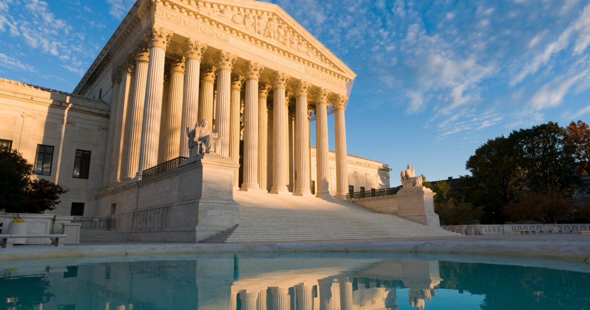Five Supreme Court Justices recused from the same case, showing both ...