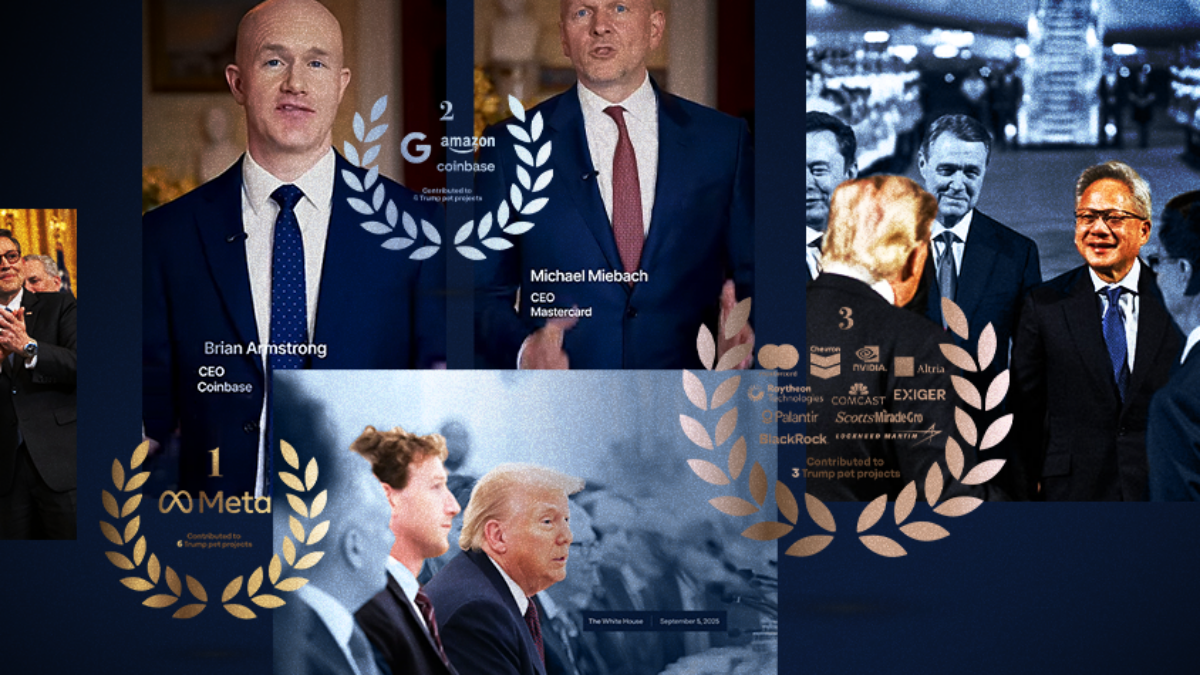 Fifteen companies have contributed to at least three of Trump’s pet ...