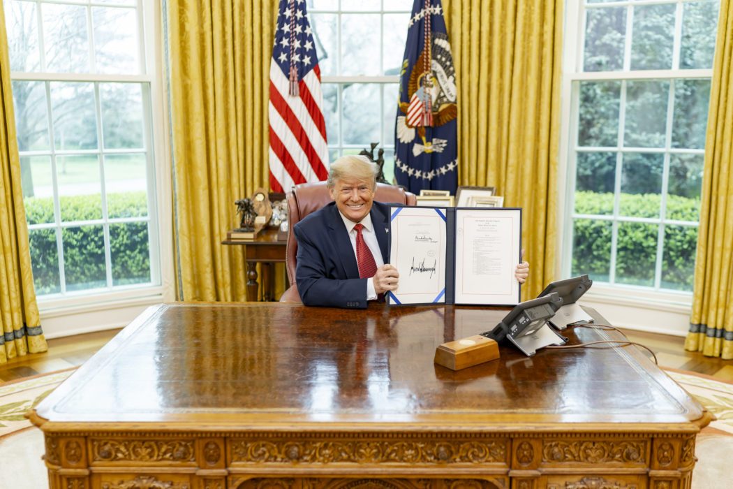 CREW requests treasury records on Trump signatures on coronavirus ...